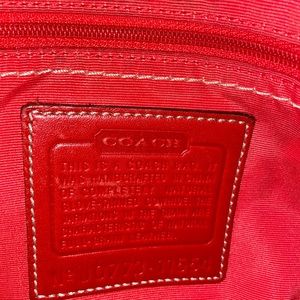 Coach | Bags | Vintage Coach Red Bag | Poshmark